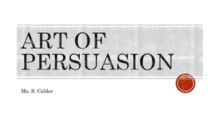 Persuasive writing lesson plan | PPTX