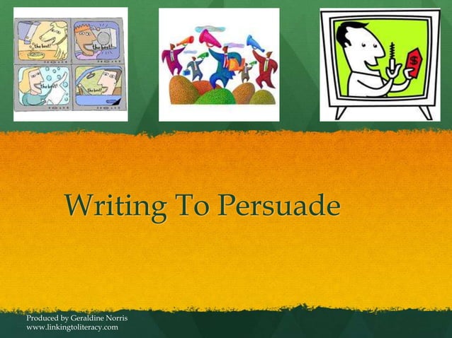 Persuasive writing power point | PPT