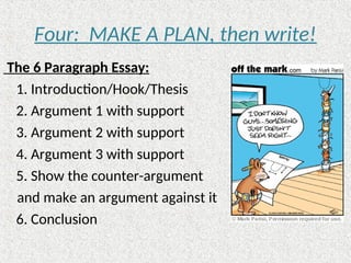 Mastering Argumentative Writing: Techniques and Strategies | PPT