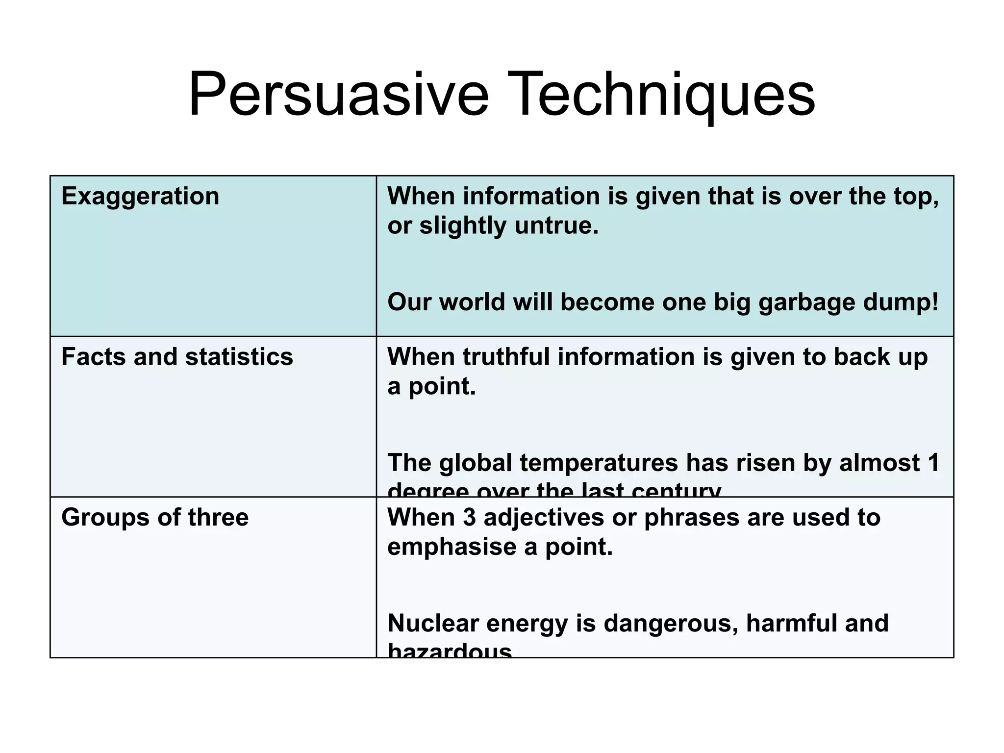Persuasive writing 2011 1 | KEY