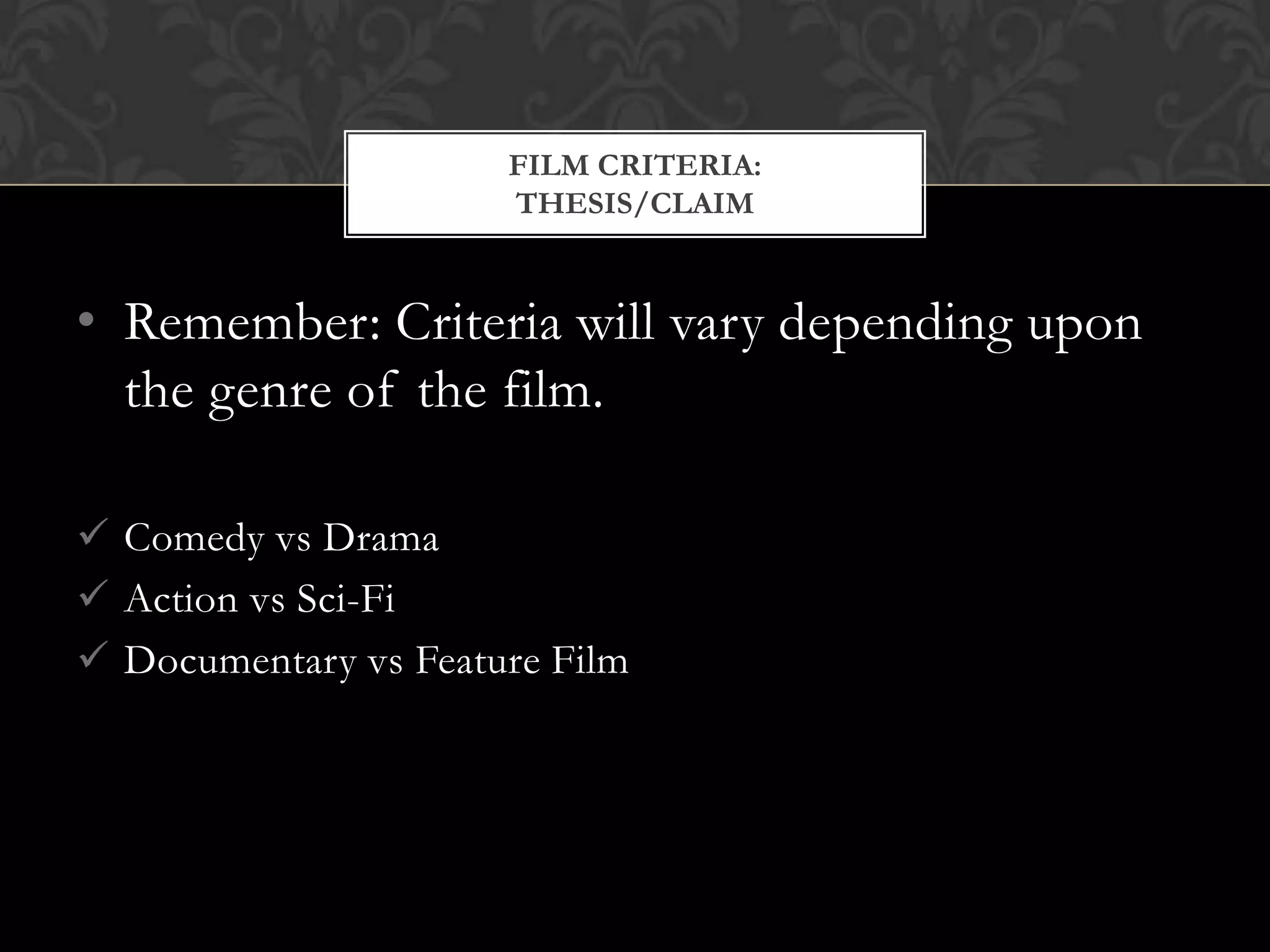 Persuasive writing about film revised | PPTX