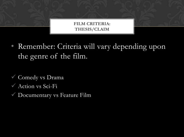 Persuasive writing about film revised | PPTX