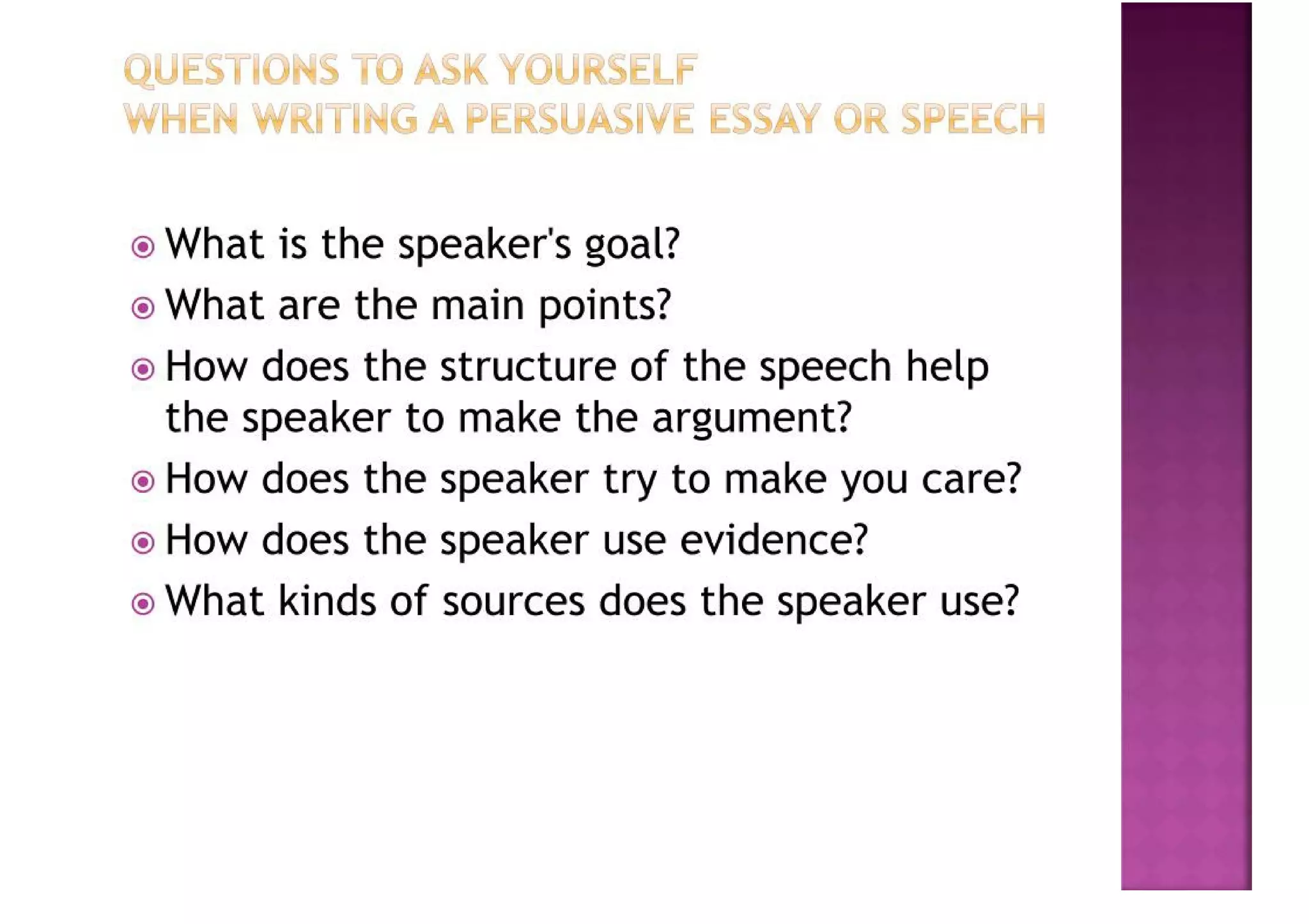 Persuasive Writing And Speeches | PDF