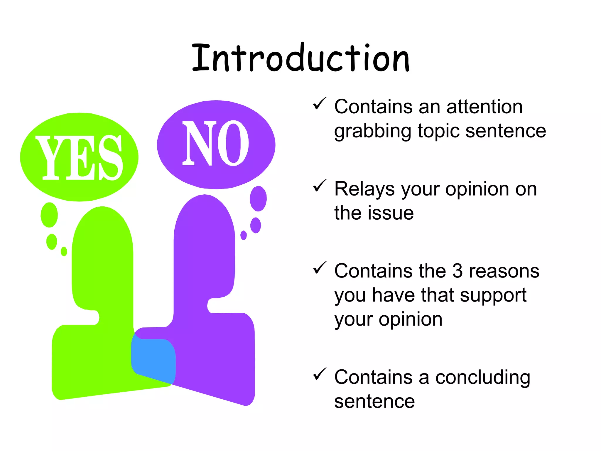 Persuasive Writing Checklist | PPT