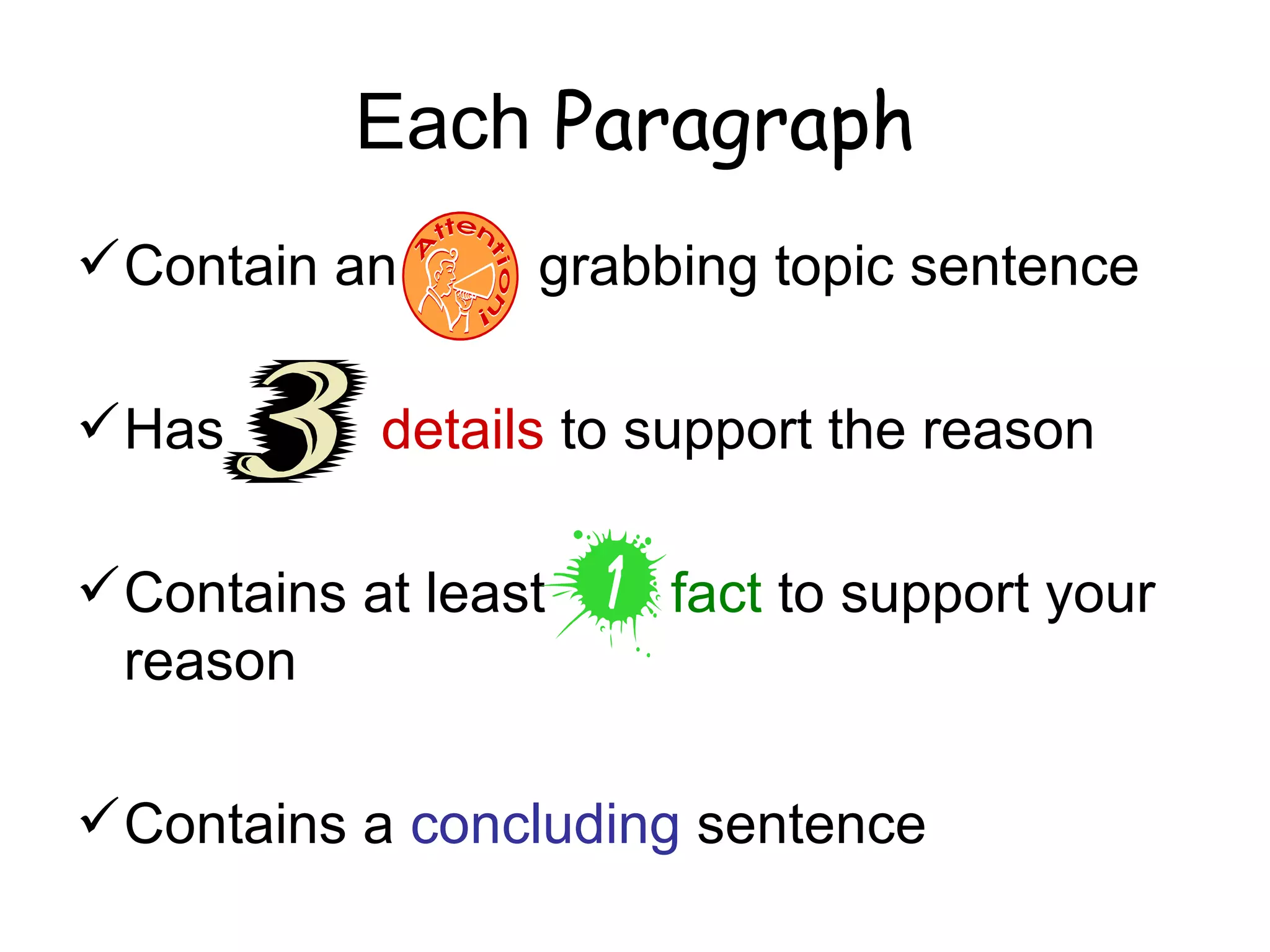 Persuasive Writing Checklist | PPT