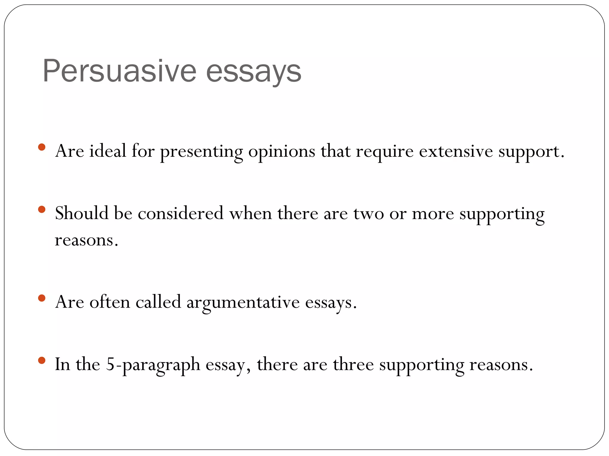 Persuasive writing ii | PPT