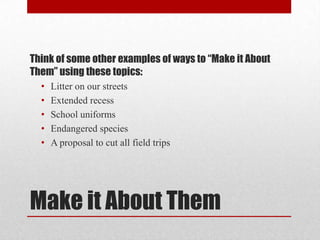 Intro to Persuasive Writing | PPTX