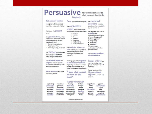 Intro to Persuasive Writing | PPTX