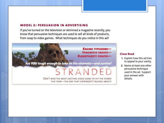 Persuasive Writing Lesson PowerPoint | PPTX