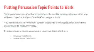 Persuasive Writing Topic Points | PPTX