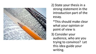 Persuasive writing part 1 core notes | PPTX