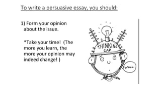 Persuasive writing part 1 core notes ppt | PPTX
