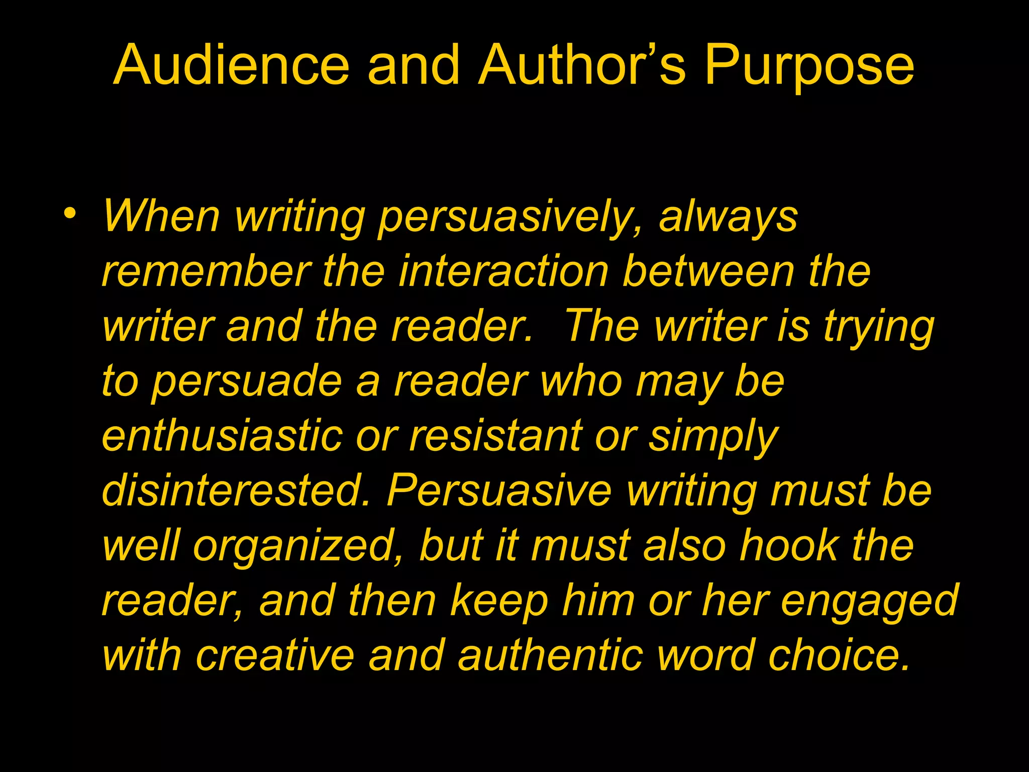 Persuasive writing ppt with propaganda connection | PPT | Secondary ...