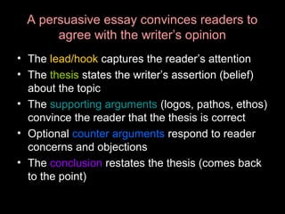 Persuasive writing ppt with propaganda connection | PPT