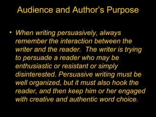 Persuasive writing ppt with propaganda connection | PPT