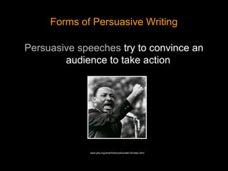 Persuasive writing ppt with propaganda connection | PPT
