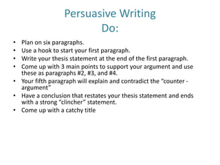 Persuasive_Writing presentation.ppt
