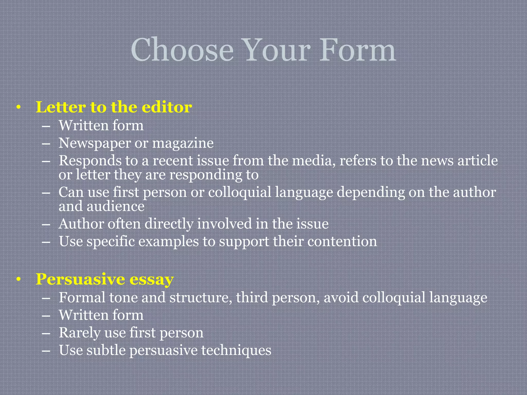 Persuasive writing rugmaker 2.1 | PPTX