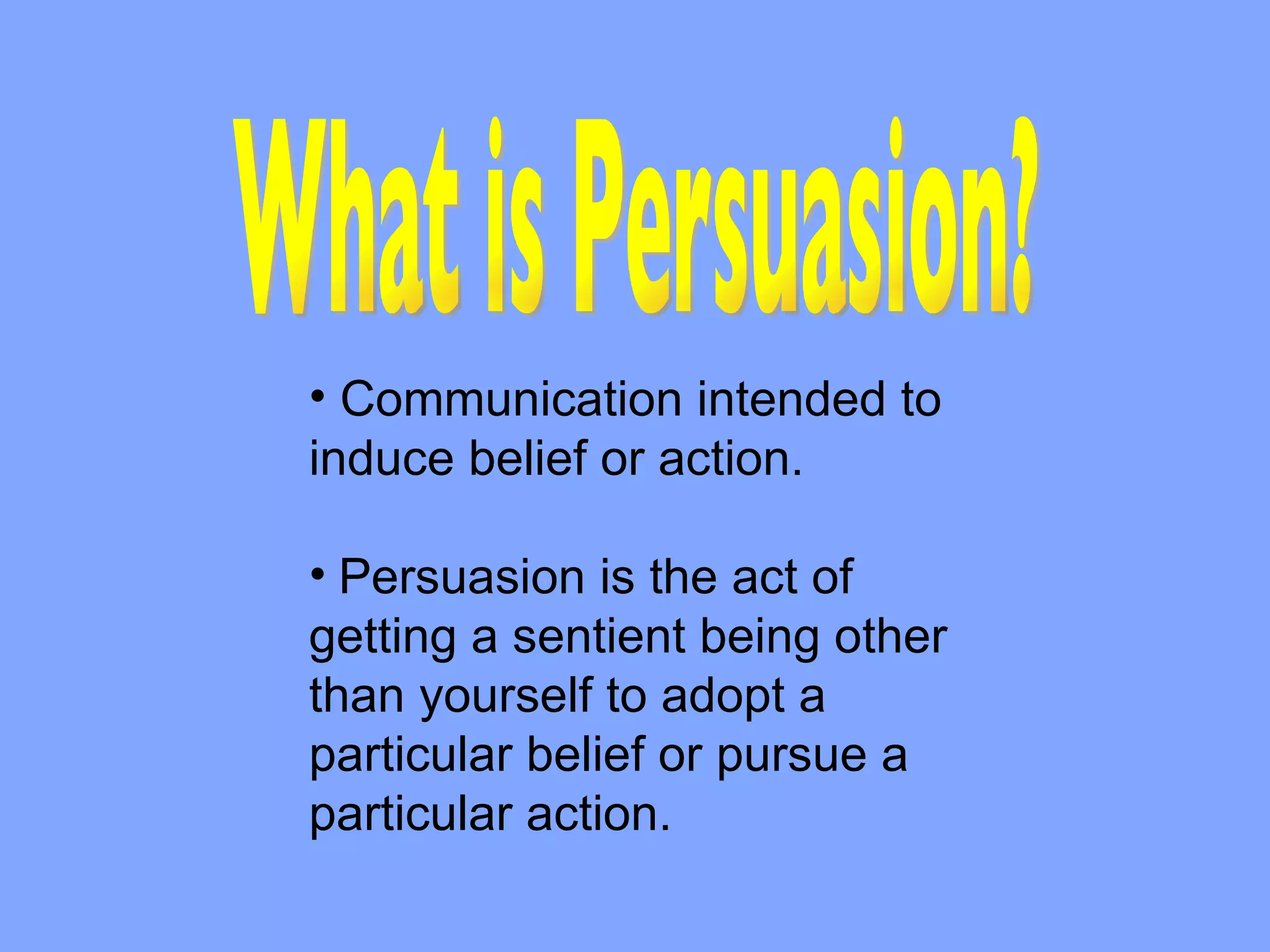 Persuasive Propaganda techniques | PPT