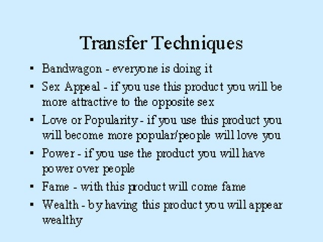 Persuasive Propaganda techniques | PPT | Advertising Industry | Industries