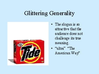 Persuasive Propaganda techniques | PPT