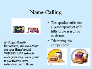 Persuasive Propaganda techniques | PPT