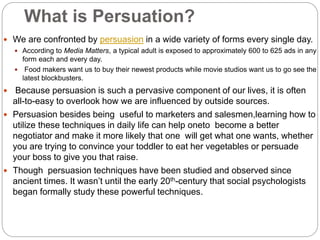 Persuation | PPTX | Marketing and Advertising | Business