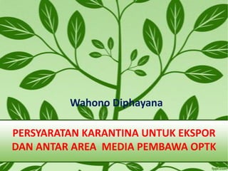 Persyaratan ekspor & antar area | PDF