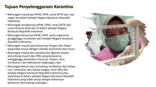 Persyaratan Lalulintas Hewan, produk hewan dan media Pembawa Penyakit ...