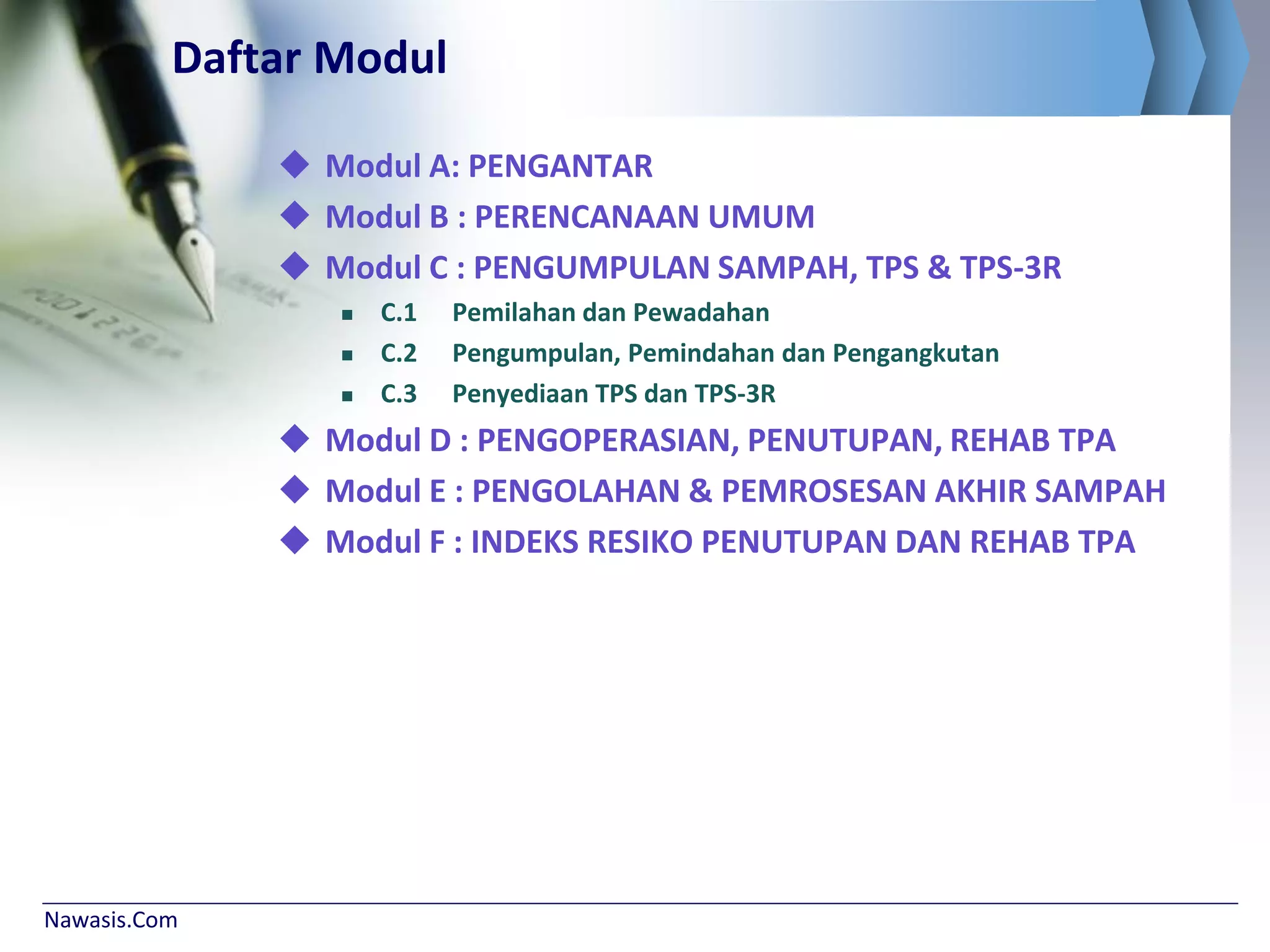 Persyaratan Teknis Penyediaan TPS dan TPS-3R | PDF