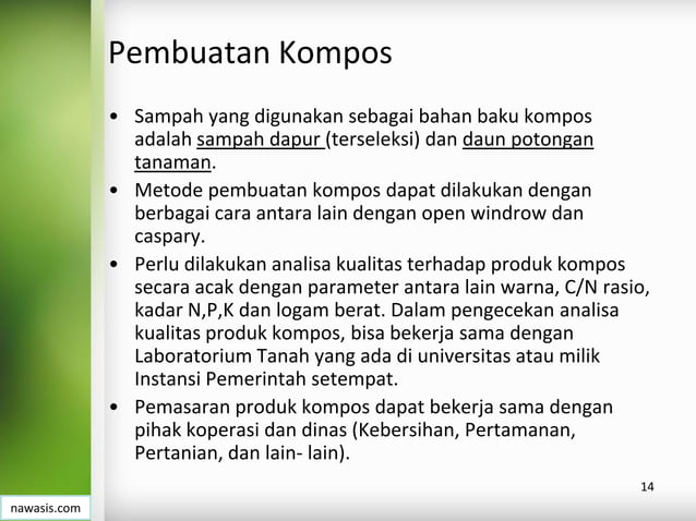 Persyaratan Teknis Penyediaan TPS dan TPS-3R | PDF