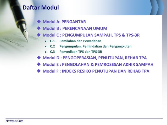 Persyaratan Teknis Penyediaan TPS dan TPS-3R | PDF