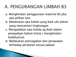 Persyaratan teknis pengelolaan limbah b3 kes | PPT