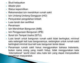PERSYARATAN UMUM MENDIRIKAN RUMAH SAKIT.pptx