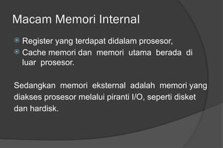 Pert-09 Memori Internal.pptx............ | PPT
