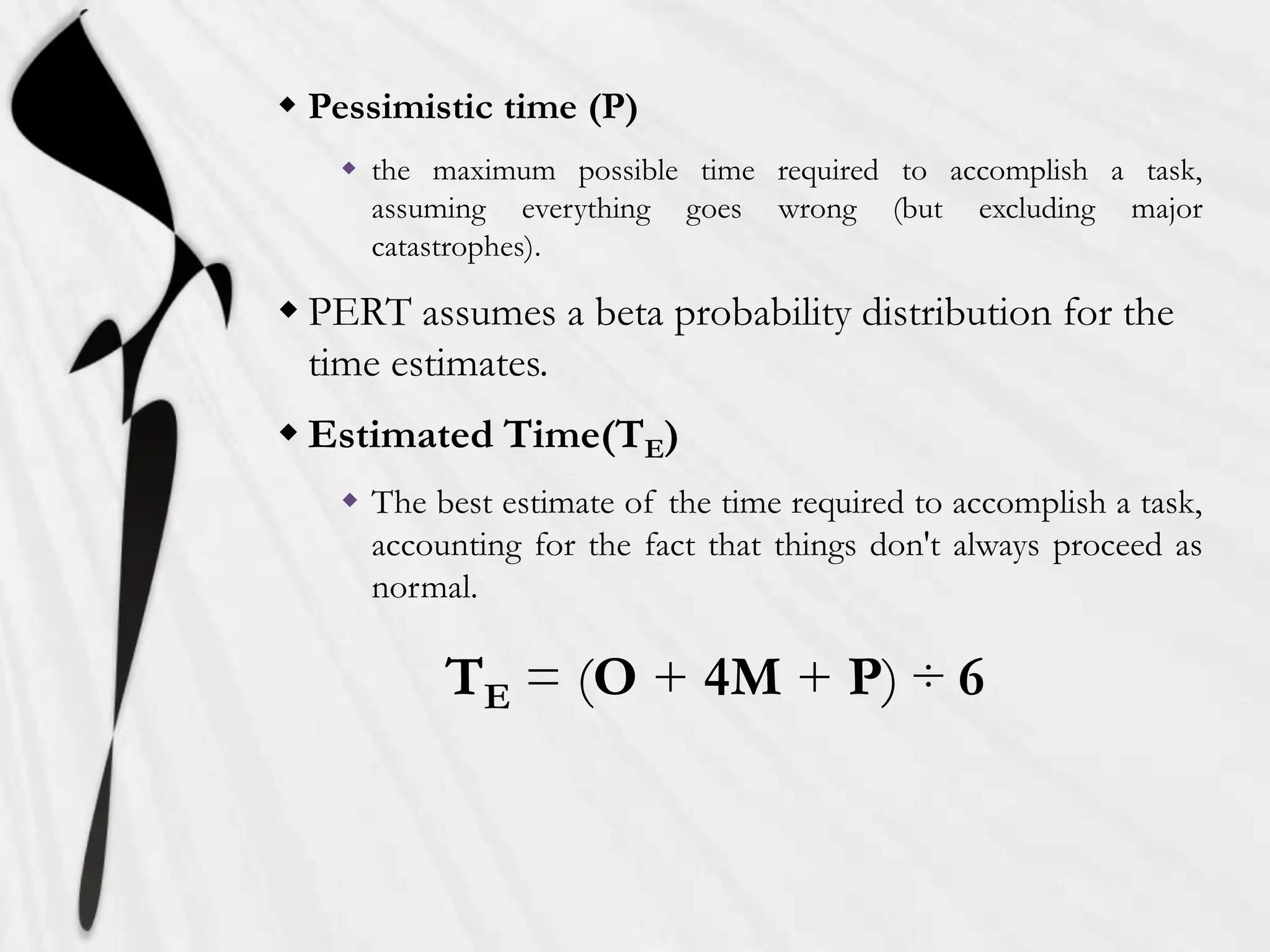 Program Evaluation and Review Technique (PERT) | PPTX