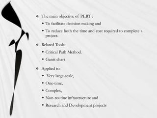 Program Evaluation and Review Technique (PERT) | PPTX
