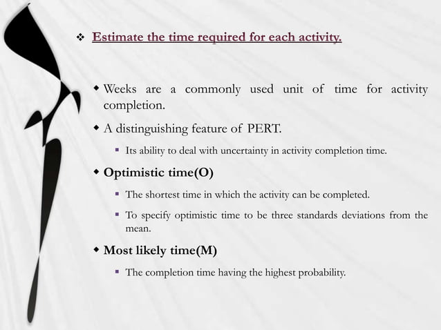 Program Evaluation And Review Technique Pert Pptx