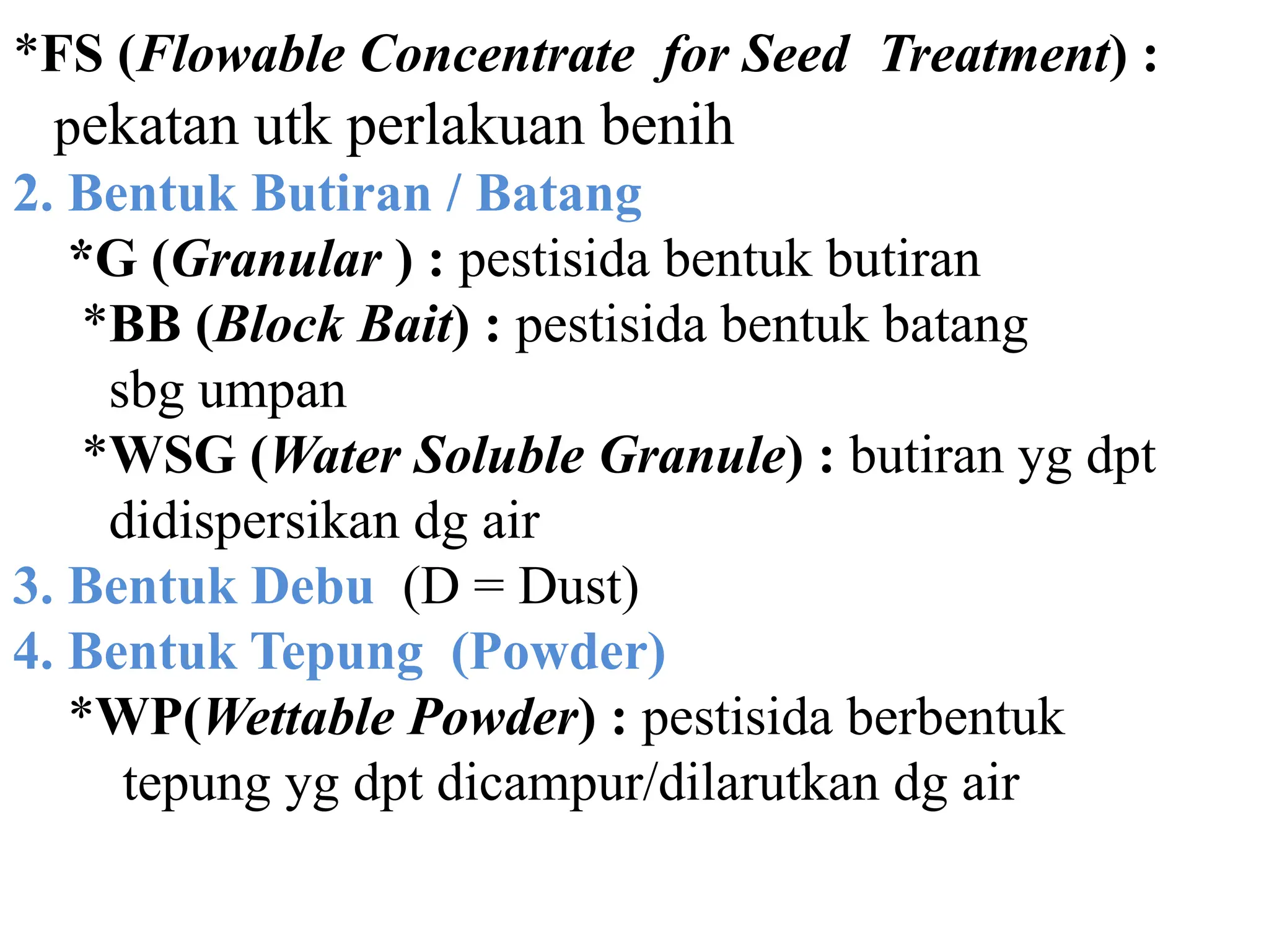 Panduan Klasifikasi Pestisida Pertanian Berdasarkan Sifat-sifatnya | PPTX
