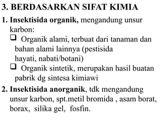 Panduan Klasifikasi Pestisida Pertanian Berdasarkan Sifat-sifatnya | PPTX