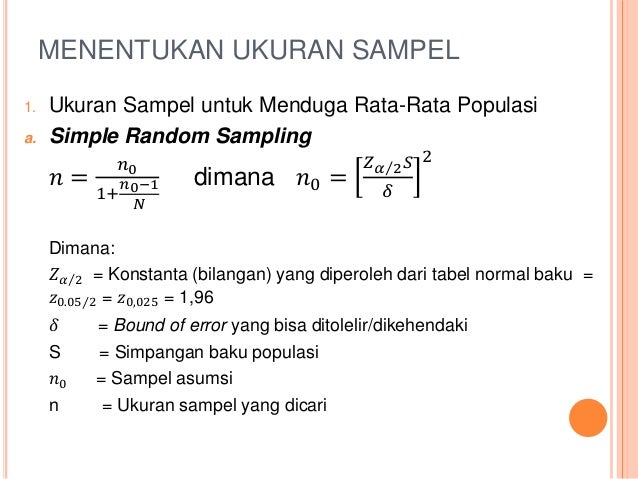 Pert. 3 statistik teknik penarikan sampel