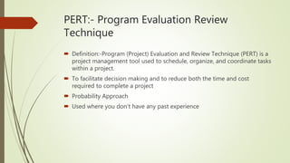 PERT | PPTX