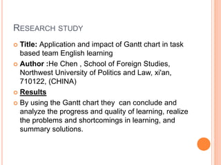 Programme evaluation and review technique &Gantt Chart | PPTX