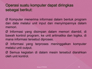 Pert.1 struktur dasar komputer | PPT