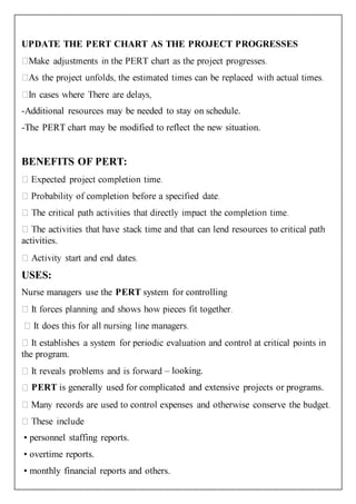 PERT (Program evaluation review technique) | DOCX
