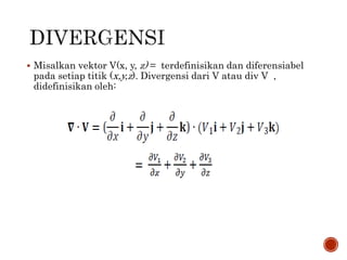 Pert. 4 (gradien, Divergensi, dan Curl.pptx