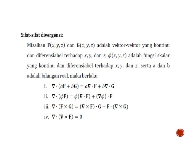 Pert. 4 (gradien, Divergensi, dan Curl.pptx