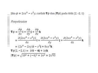 Pert. 4 (gradien, Divergensi, dan Curl.pptx