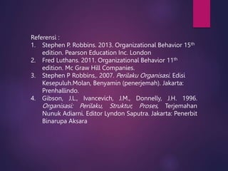 PERT.2 PERILAKU ORGANISASI | PPT