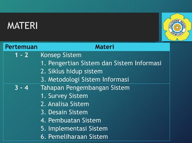 ANALISIS DAN PERANCANGAN SISTEM INFORMASI | PPT